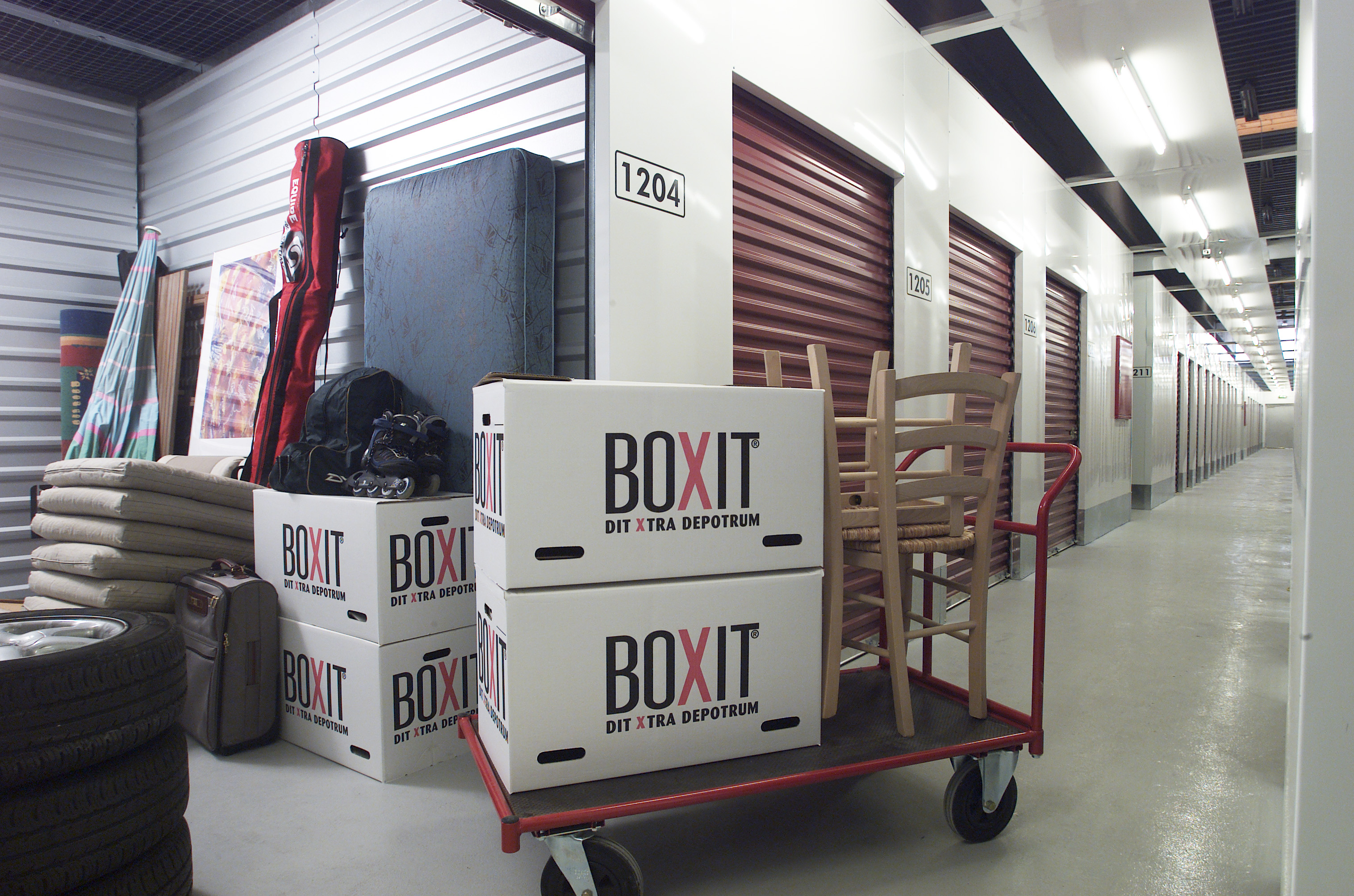 BOXIT opbevaringsrum – Sikker, aflåst og fugtfri opbevaring af dine ting